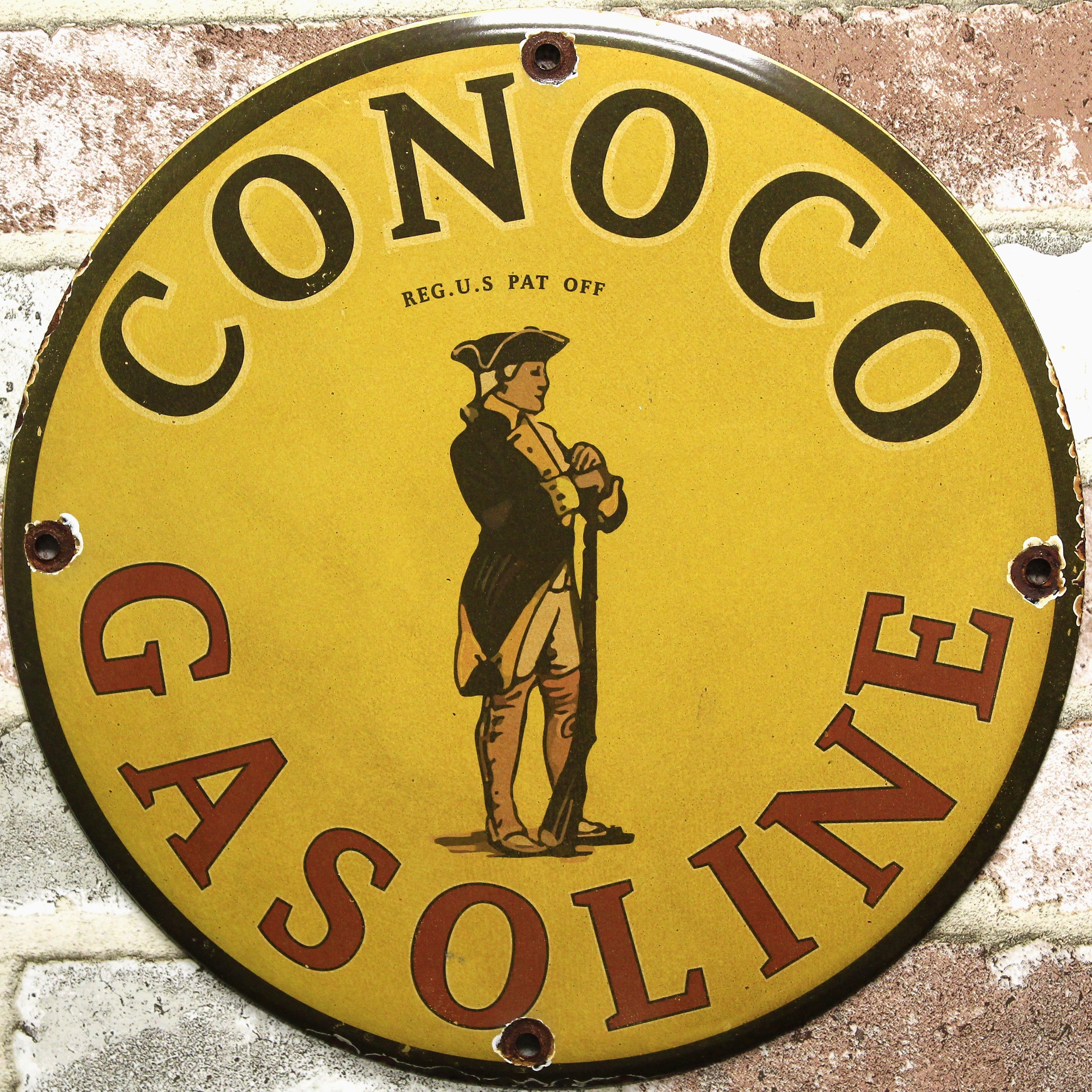 Conoco Gasoline | Premium Porcelain & Neon Signs – PORCELAIN ADVERTISING
