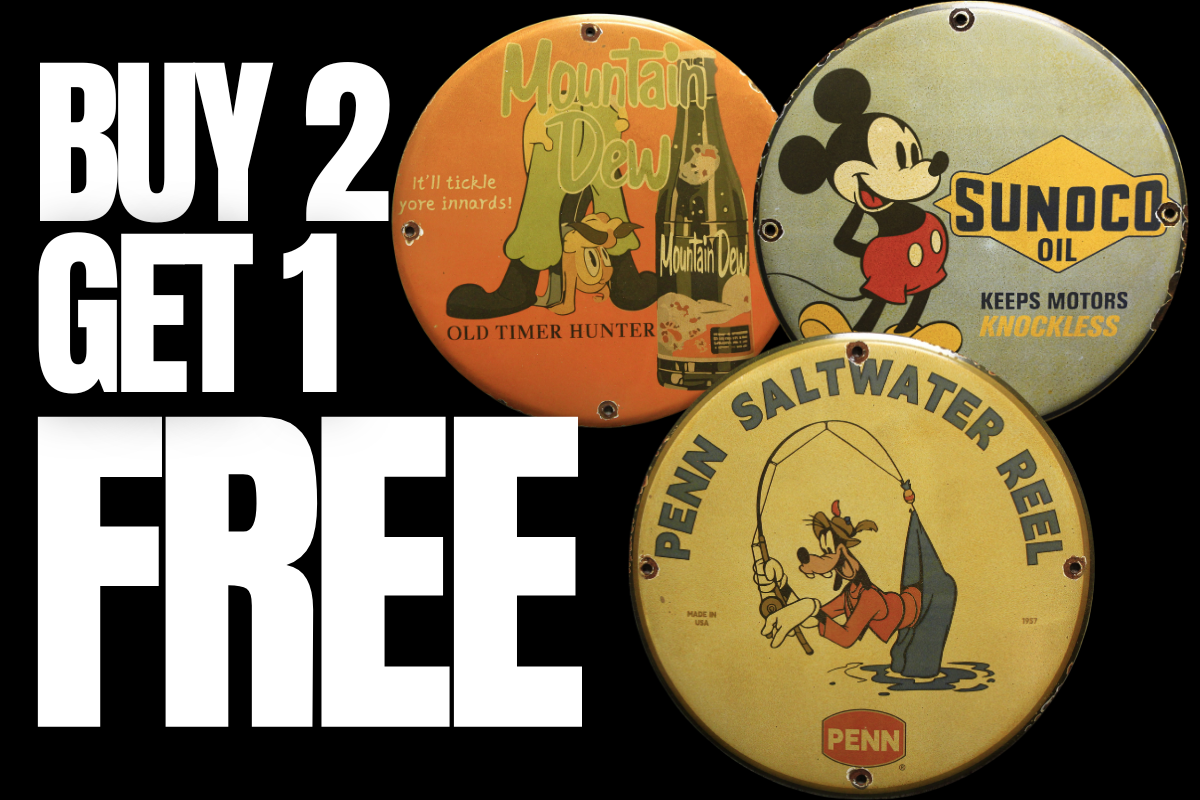 The Rise of Sinclair Dino Signs: Why Collectors Still Chase the Green – PORCELAIN ADVERTISING